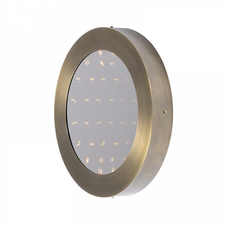 INCEPTION RND SM MIR 70CM-F.BRASS(UK) - Indeca Living